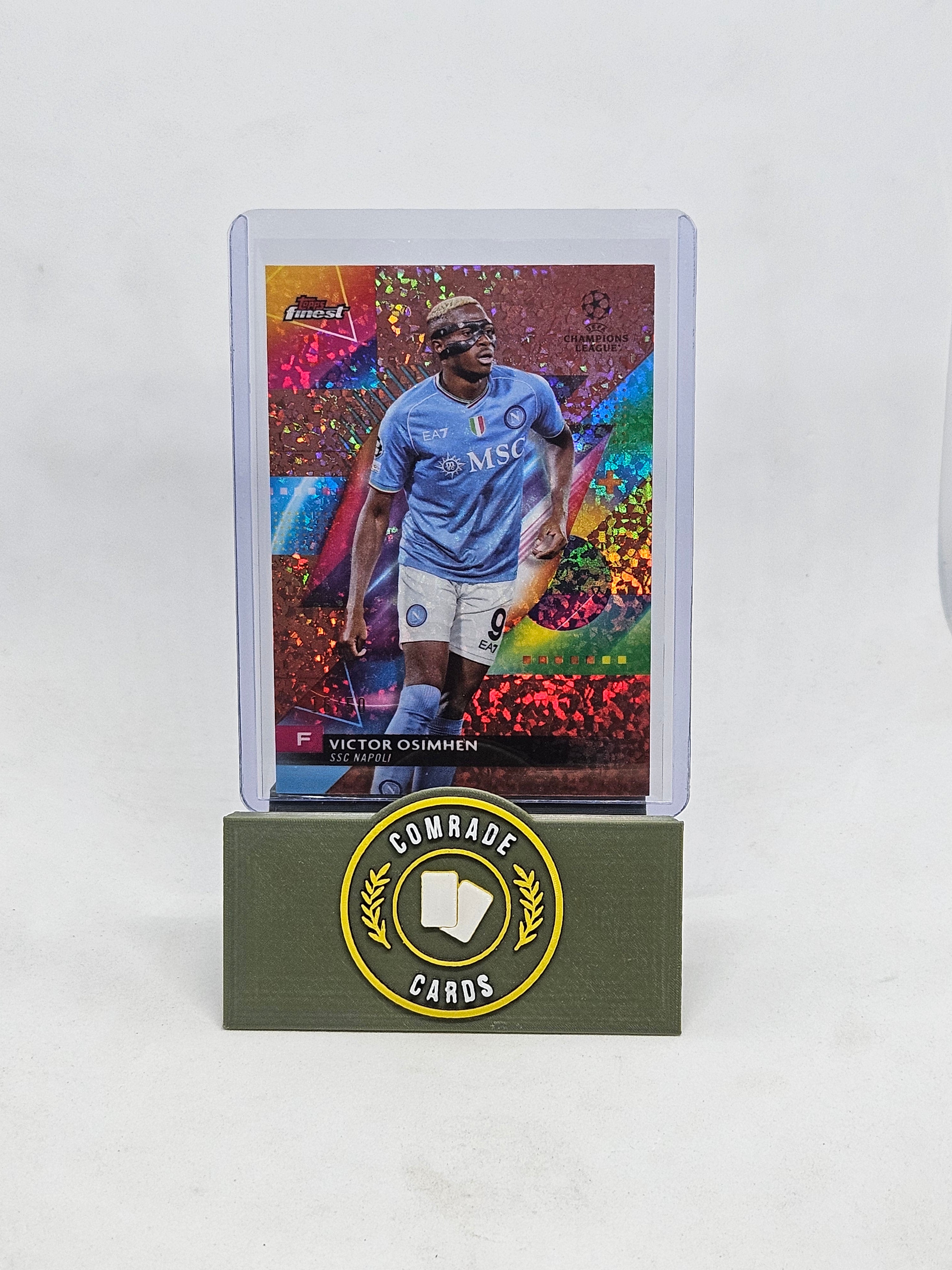 Victor Osimhen (Napoli) 16/50 Topps Finest 2023-2024 – Comradecards